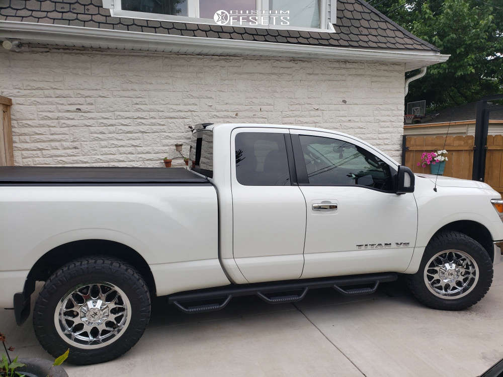 2018 Nissan Titan with 20x9 0 RBP Atomic and 285/60R20 Nitto Ridge ...