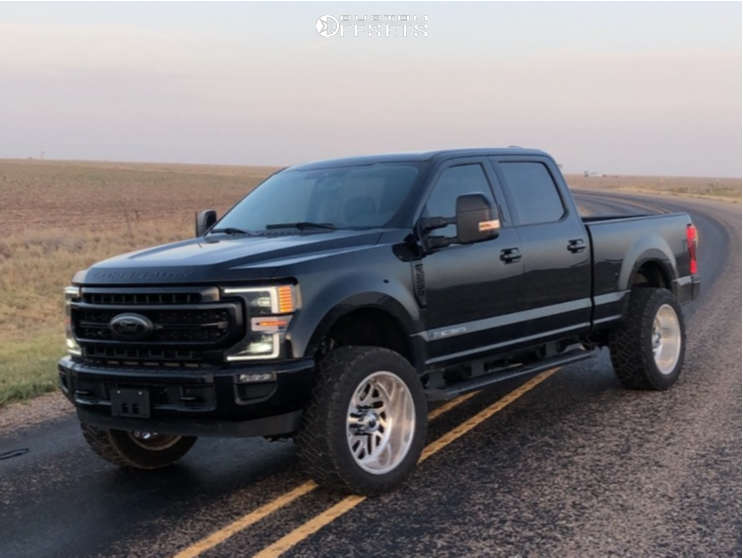 2020 Ford F-250 Super Duty with 22x12 -44 Fuel Forged Ff29 and 35/12 ...