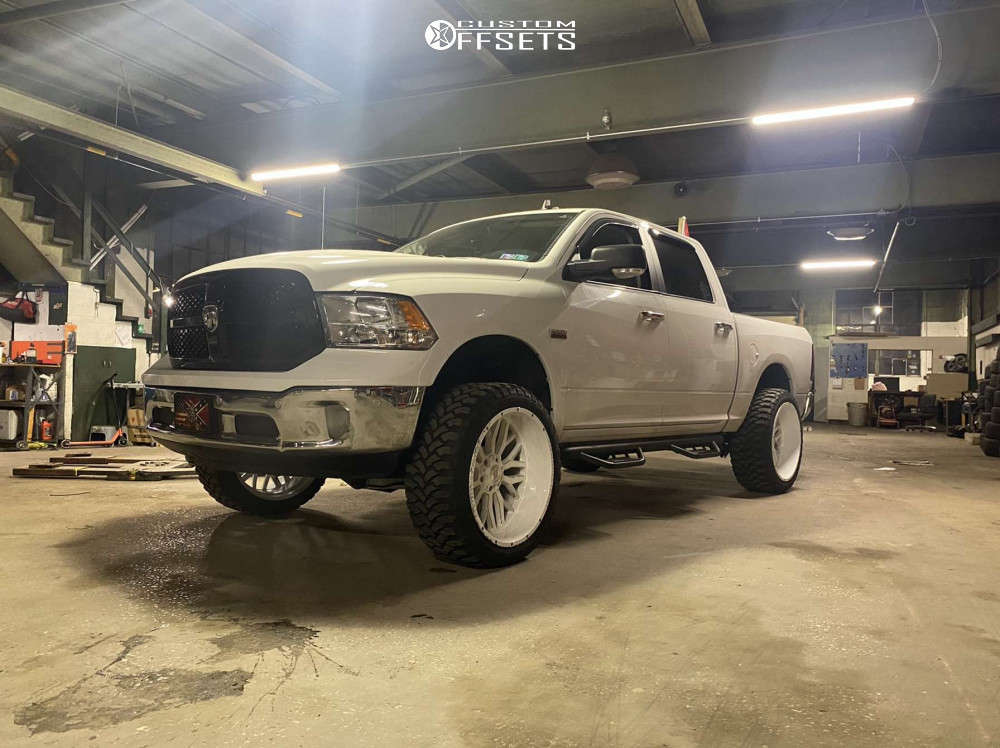 2016 Ram 1500 with 24x12 -44 Axe Offroad Ax1.3 and 35/12.5R24 RBP ...