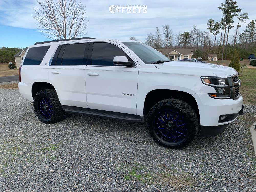 2016 Chevrolet Tahoe with 20x9 XD Grenade and 33/12.5R20 Gladiator ...
