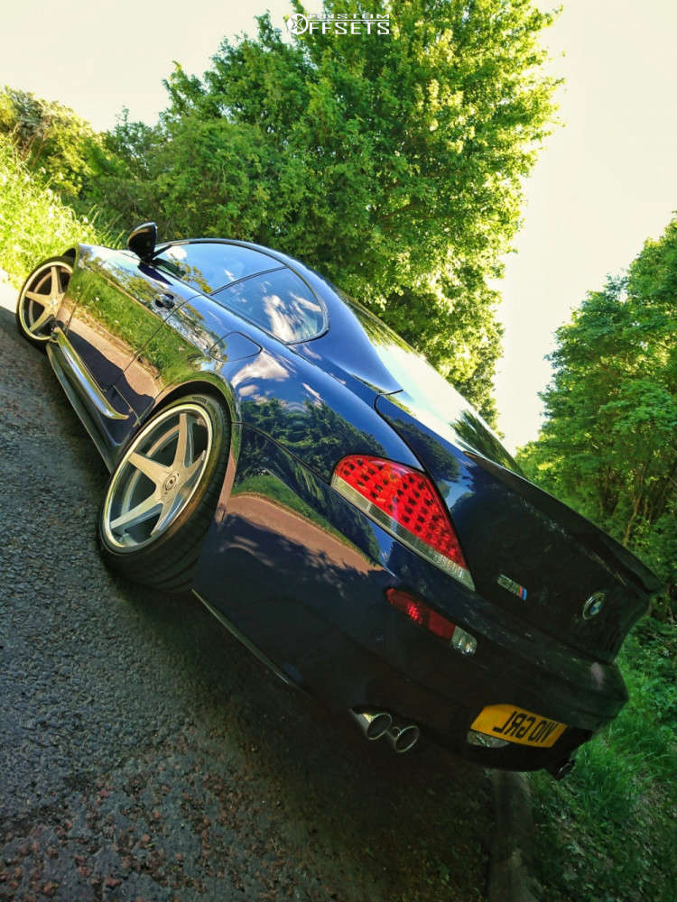 2006 BMW M6 with 20x9 15 Schmidt XS5 and 255/30R20 Falken Azenis Fk510 ...