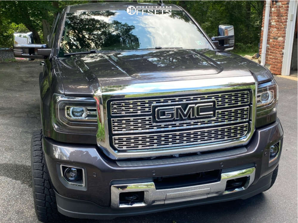 2015 GMC Sierra 2500 HD with 24x12 -40 American Force Aka Ss and 305 ...