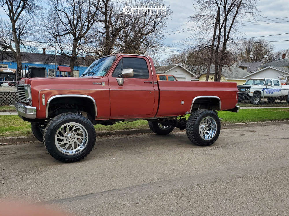 1978 Chevrolet K20 Pickup with 22x12 -44 Xtreme Force Xf8 and 37/13 ...
