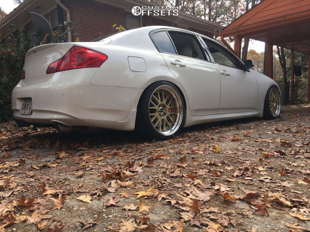 2010 INFINITI G37 with 19x9 24 SSR Ms1 and 225/45R19 Toyo Tires Proxes ...