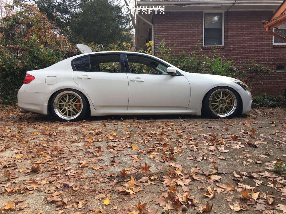2010 INFINITI G37 with 19x9 24 SSR Ms1 and 225/45R19 Toyo Tires Proxes ...