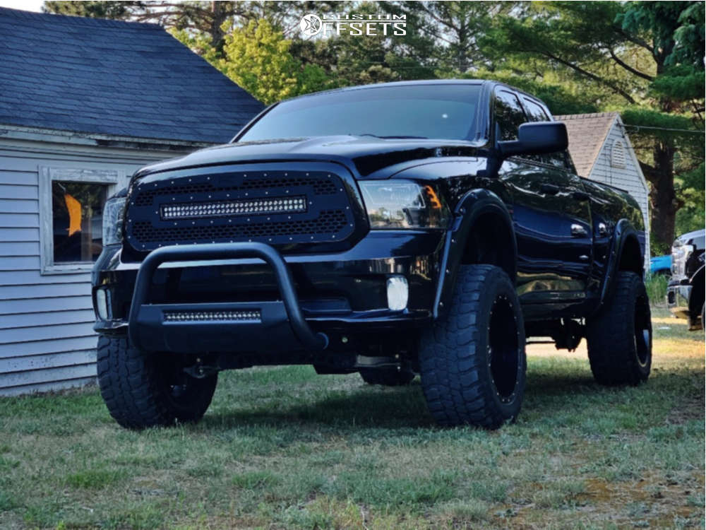 2017 Ram 1500 with 20x12 -44 American Truxx Striker and 35/12.5R20 ...