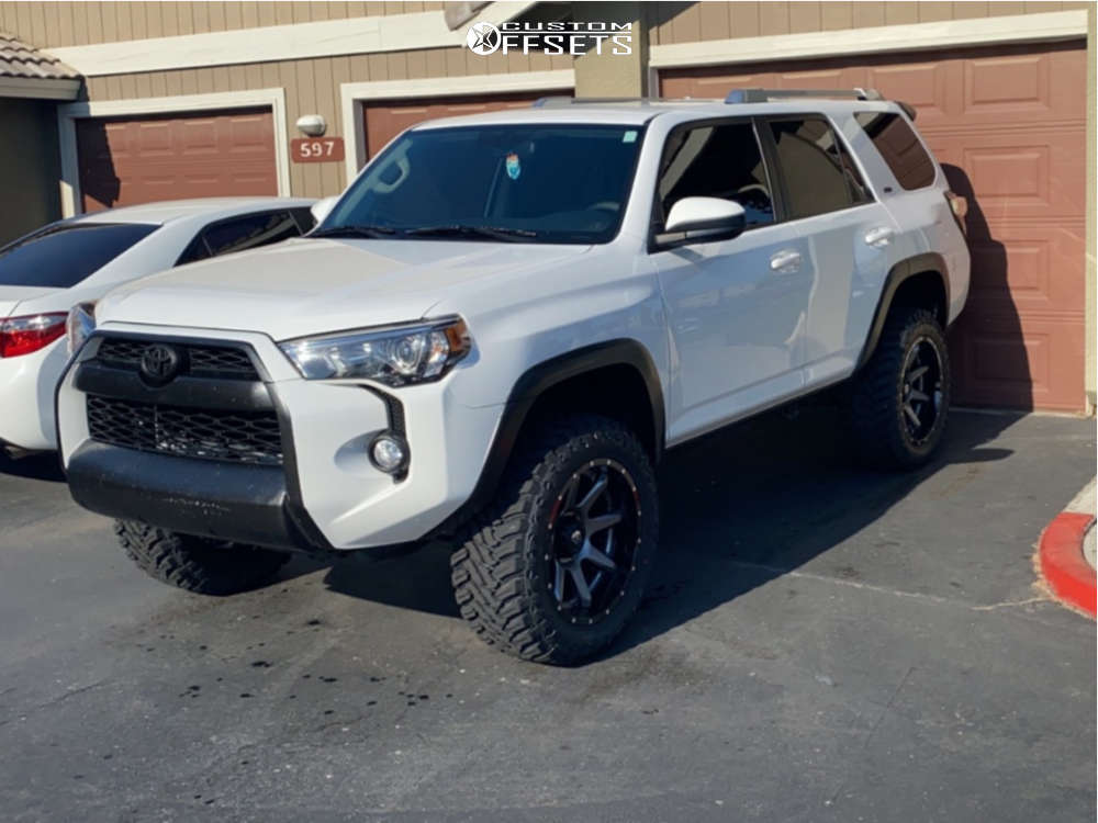 2016 Toyota 4Runner with 20x10 -19 Fuel Rampage and 33/12.5R20 Atturo ...