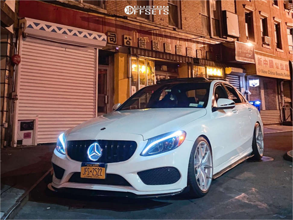 2015 Mercedes-Benz C300 with 19x8.5 35 Avant Garde M580 and 225/40R19 ...
