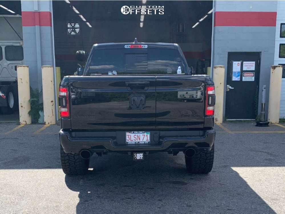 2020 Ram 1500 with 24x12 -44 TIS 544BM and 33/12.5R24 Radar Renegade Rt ...