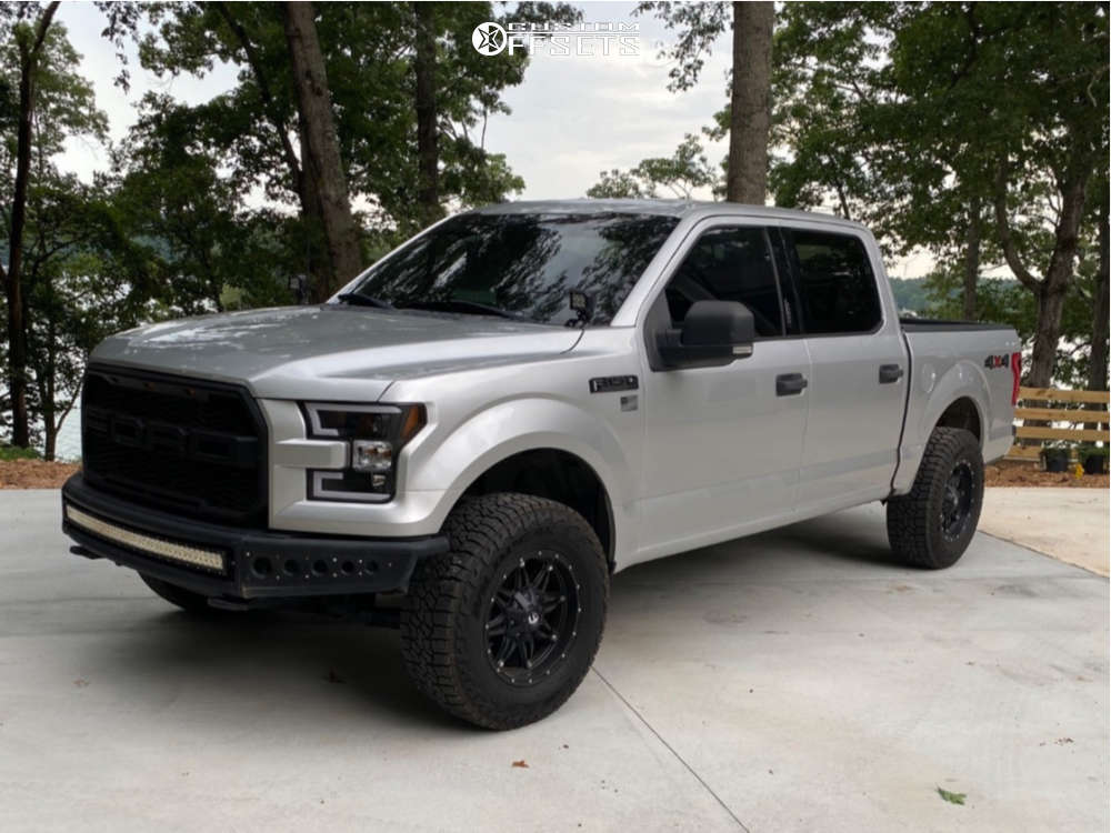 2015 Ford F-150 with 18x9 -12 Fuel Hostage and 265/75R18 Falken Wild ...