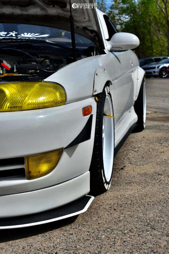 1993 Lexus SC300 with 18x9.5 15 MST Suzuka and 305/35R18 Mickey ...
