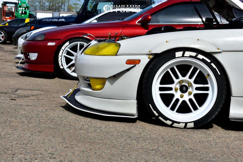 1993 Lexus SC300 with 18x9.5 15 MST Suzuka and 305/35R18 Mickey ...