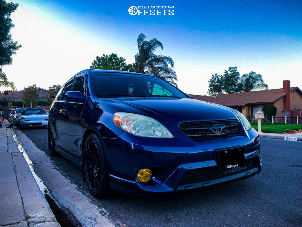 2005 Toyota Matrix with 17x8 35 AVID1 AV20 and 225/45R17 Bridgestone ...