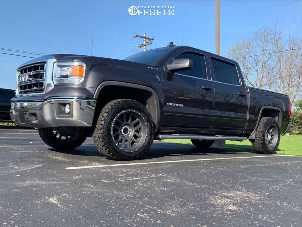 2015 GMC Sierra 1500 with 20x10 -24 Method Grid and 285/55R20 ...