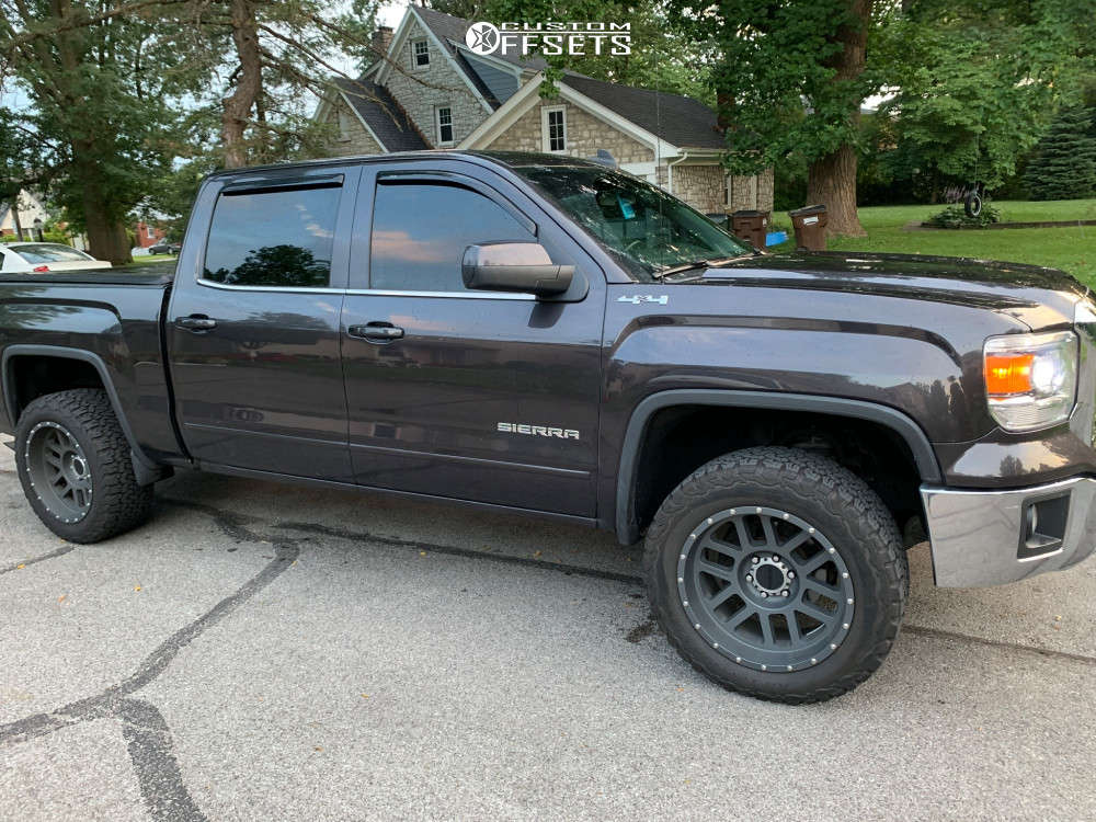 2015 GMC Sierra 1500 with 20x10 -24 Method Grid and 285/55R20 ...