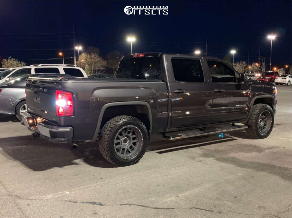 2015 GMC Sierra 1500 with 20x10 -24 Method Grid and 285/55R20 ...