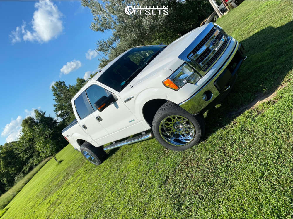 2013 Ford F-150 with 20x12 -51 Vision Rocker and 32/12.5R20 Kenda ...