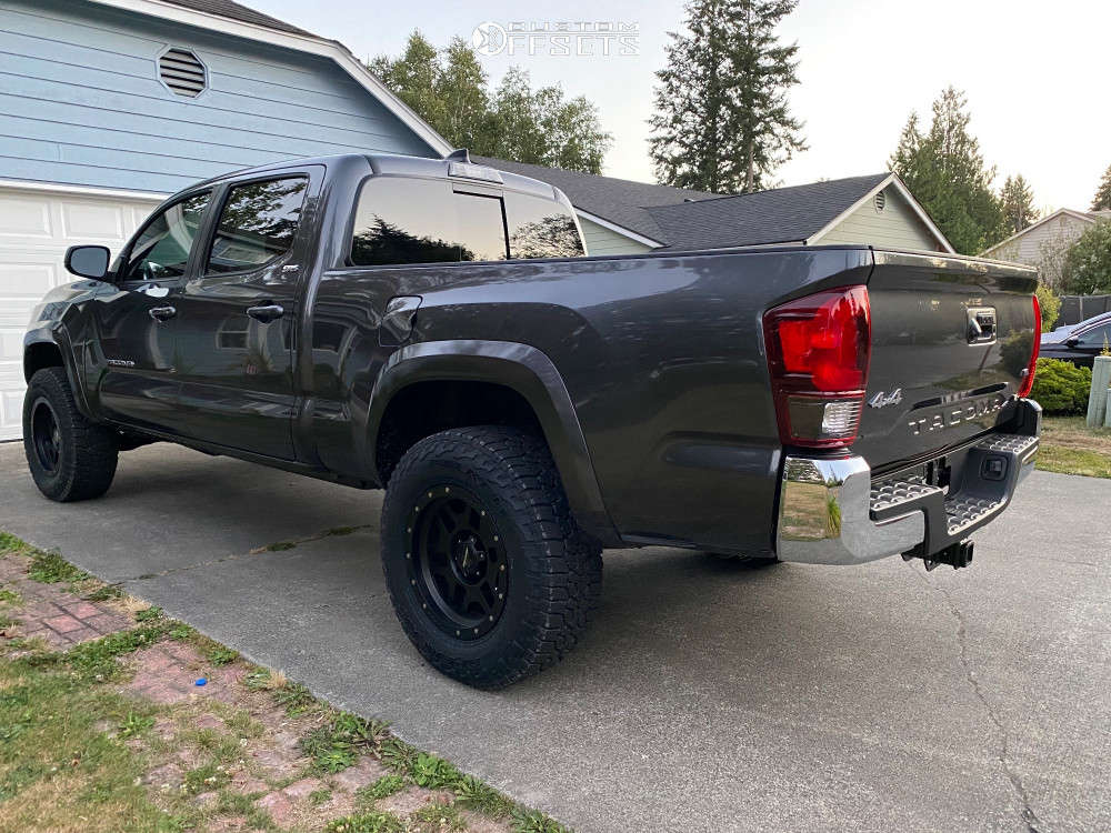 2020 Toyota Tacoma with 17x9 -6 Pro Comp Series 41 and 265/70R17 Falken ...