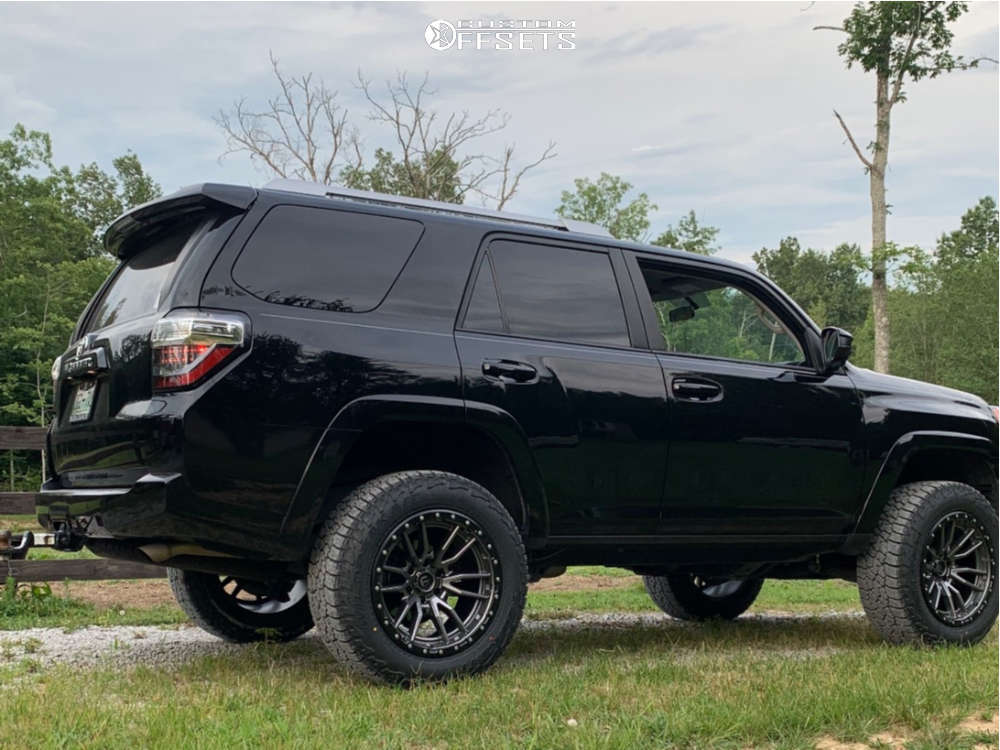 2018 Toyota 4Runner with 20x10 -18 Fuel Rebel and 305/55R20 Falken ...