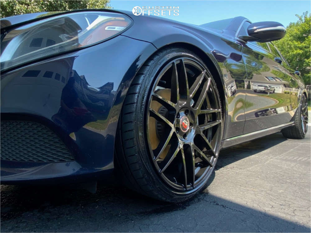 2015 Mercedes-Benz C300 Wheel Offset Nearly Flush Coilovers | 1187411 ...