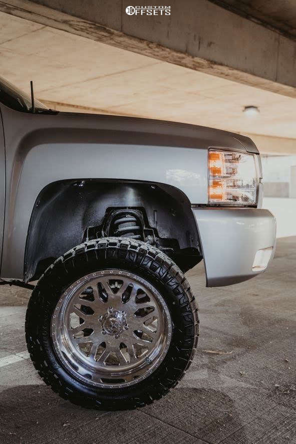 2013 Chevrolet Silverado 1500 with 22x10 -25 American Force Trax Ss and ...