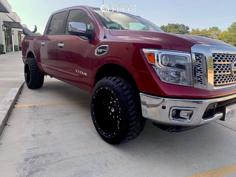 2017 Nissan Titan with 22x12 -44 Gear Off-Road Wrath and 33/12.5R22 ...