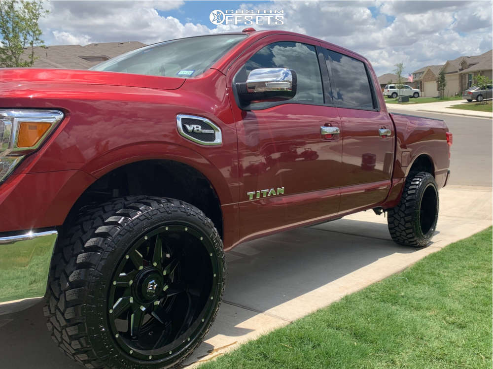 2017 Nissan Titan with 22x12 -44 Gear Off-Road Wrath and 33/12.5R22 ...