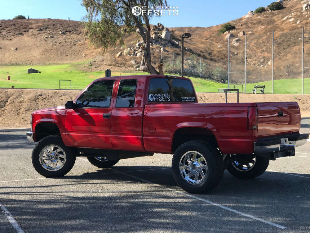 1997 Chevrolet K1500 with 20x9 Moto Metal Mo988 and 35/12.5R20 Hankook ...