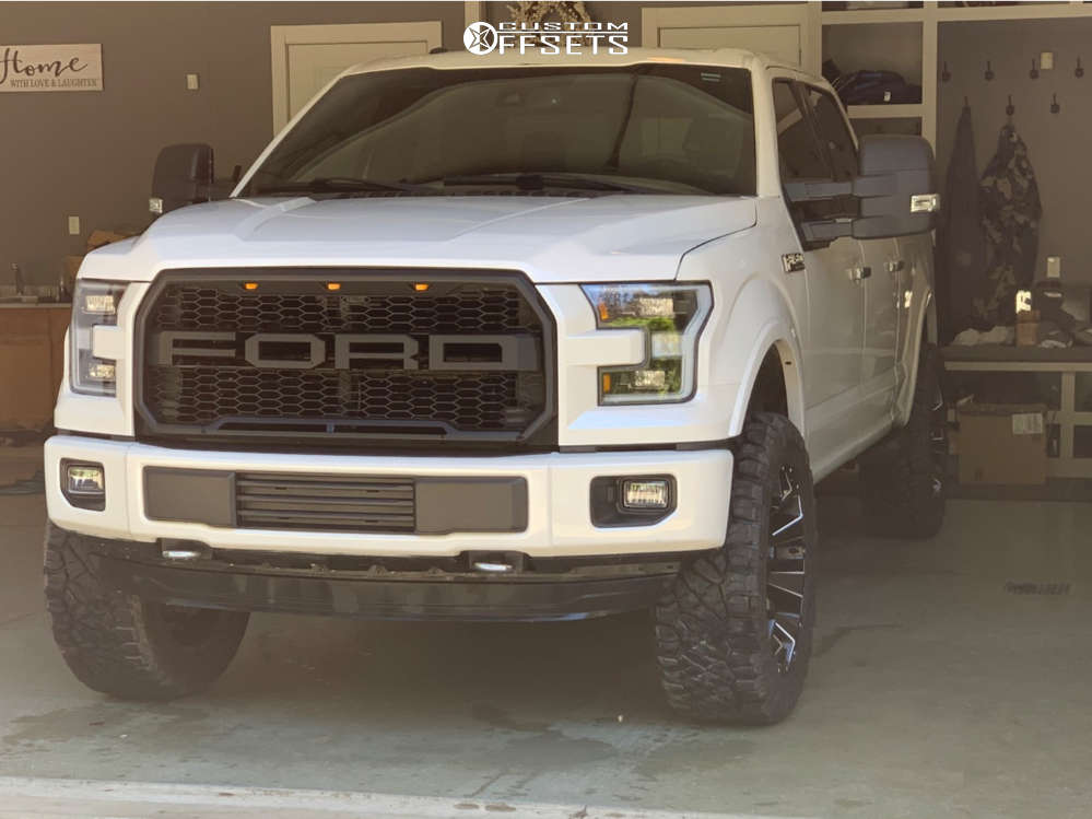 2015 Ford F-150 with 22x10 -18 Fuel Assault and 35/10.5R22 Nitto Ridge ...