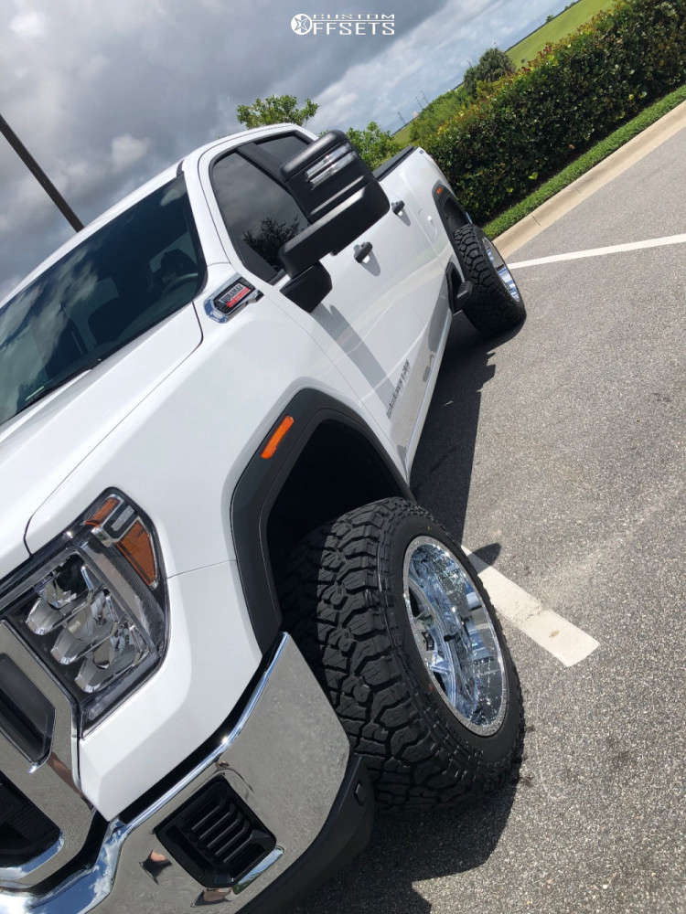 2020 GMC Sierra 2500 HD with 20x12 -44 Dropstars 655c and 33/12.5R20 ...