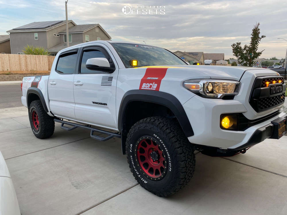 2017 Toyota Tacoma with 17x8.5 0 Method Mr305 and 275/70R17 BFGoodrich ...
