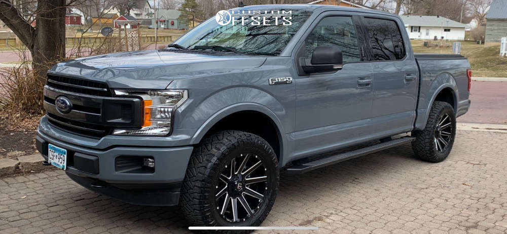 2019 Ford F-150 with 20x9 1 Fuel Contra and 33/12.5R20 Nitto Ridge ...