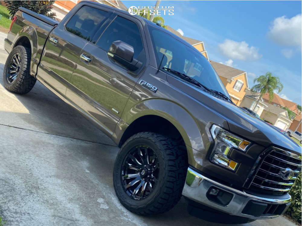 2016 Ford F-150 with 20x9 20 Fuel Blitz and 33/12.5R20 Toyo Tires Open ...
