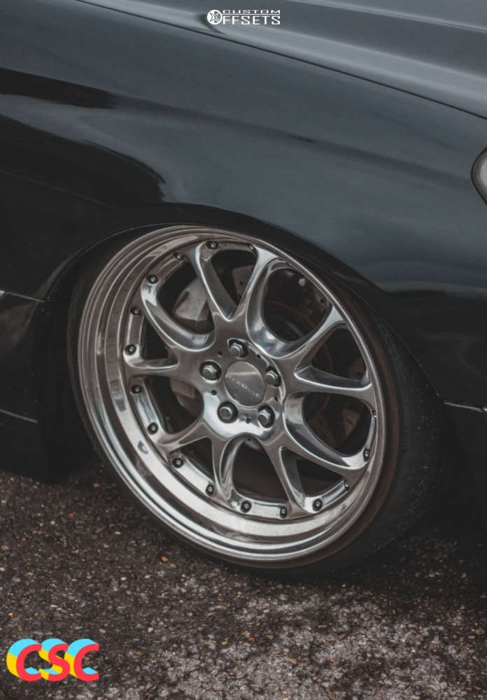 2002 Lexus LS430 with 19x9.5 15 SSR Agle Strusse and 215/35R19 Federal ...