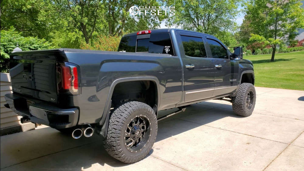 2018 GMC Sierra 1500 with 20x10 -12 RBP 65r and 35/12.5R20 Nitto Ridge ...