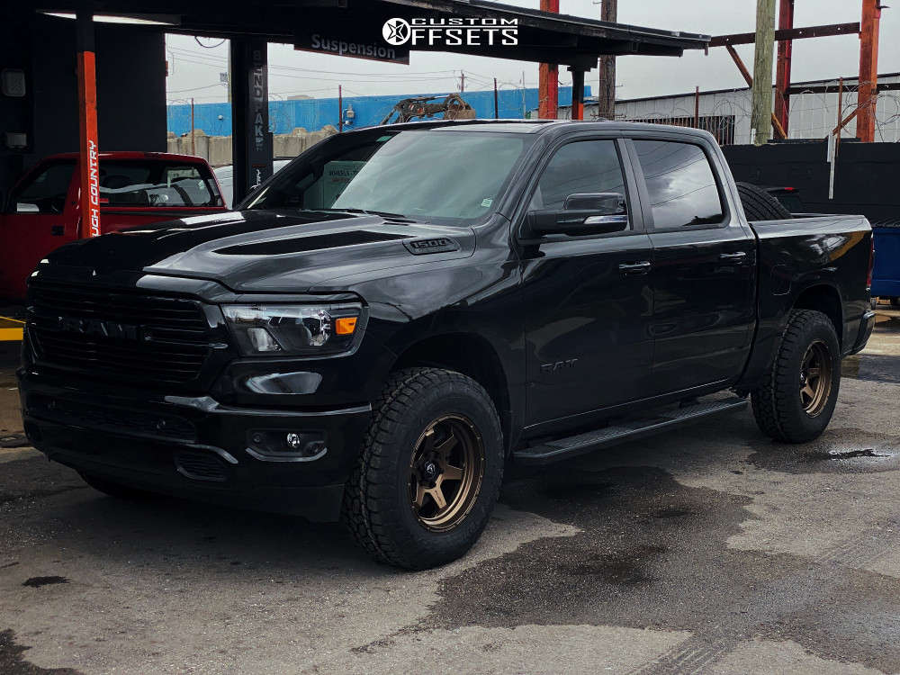 2020 Ram 1500 with 18x9 -12 Fuel Shok and 275/70R18 Toyo Tires Open ...