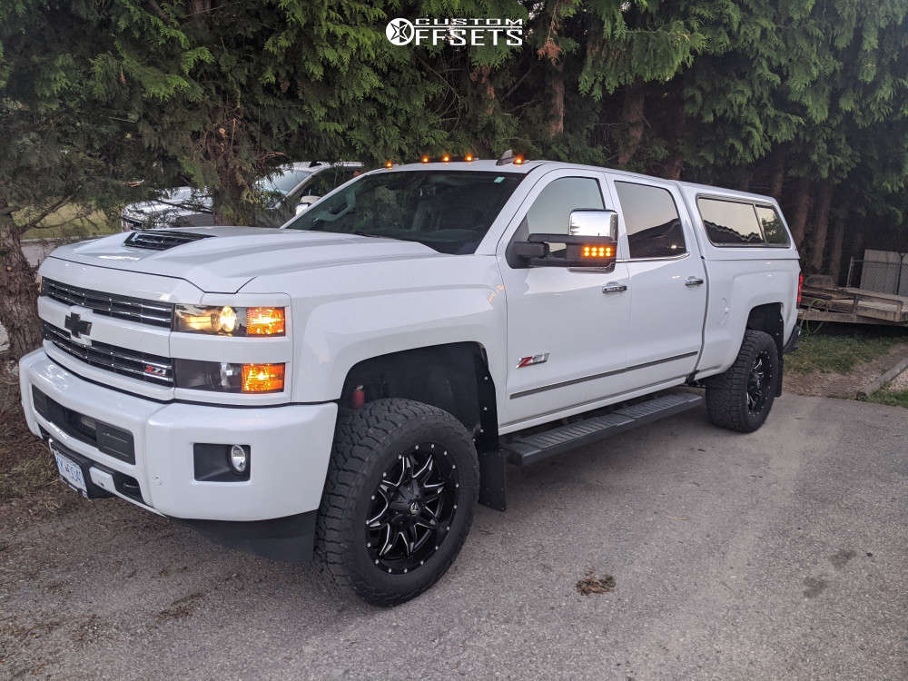 2019 Chevrolet Silverado 3500 HD with 20x9 20 Fuel Lethal and 305/55R20 ...