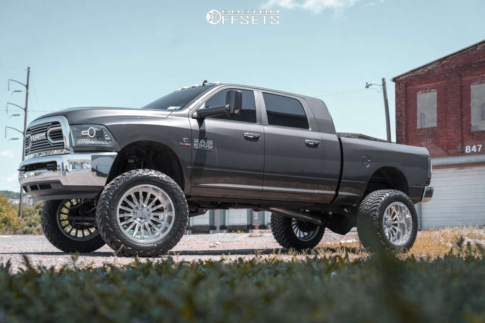 2016 Ram 2500 with 24x14 -76 Cali Offroad Summit and 40/15.5R24 AMP Mud ...