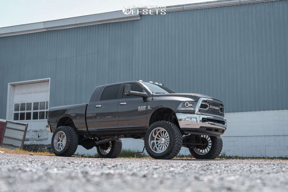 2016 Ram 2500 with 24x14 -76 Cali Offroad Summit and 40/15.5R24 AMP Mud ...