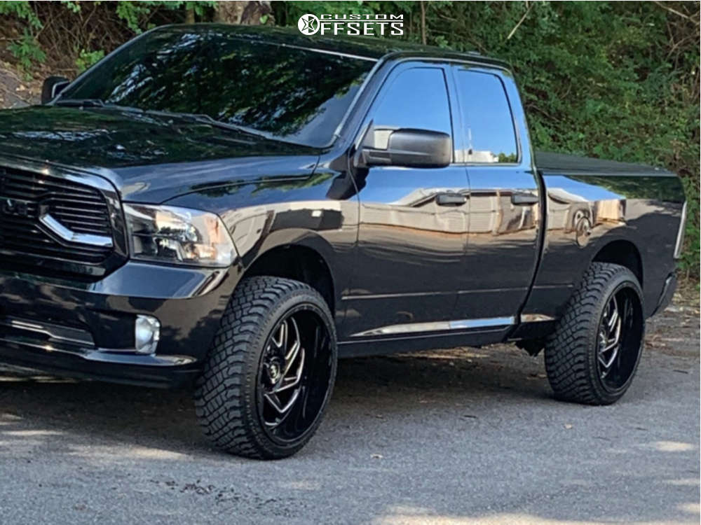 2016 Ram 1500 with 24x12 -44 Motiv Offroad Morph and 33/11.5R24 Atturo ...