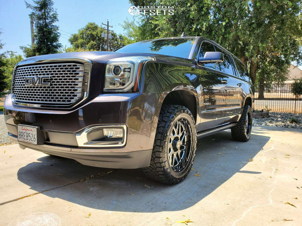 2015 GMC Yukon XL with 20x9 0 Hostile Sprocket and 285/55R20 Nitto ...