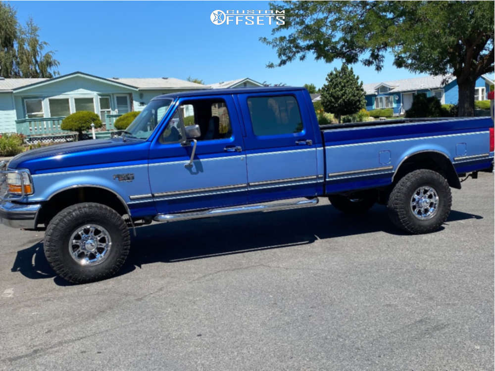 1995 Ford F-350 with 16x8 0 Raceline Raptor and 35/12.5R16 Goodyear ...