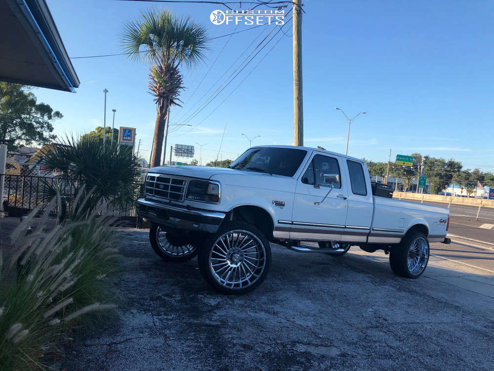 1996 Ford F-250 Super Duty with 26x12 -44 Hardcore Offroad Hc17 and 35/ ...
