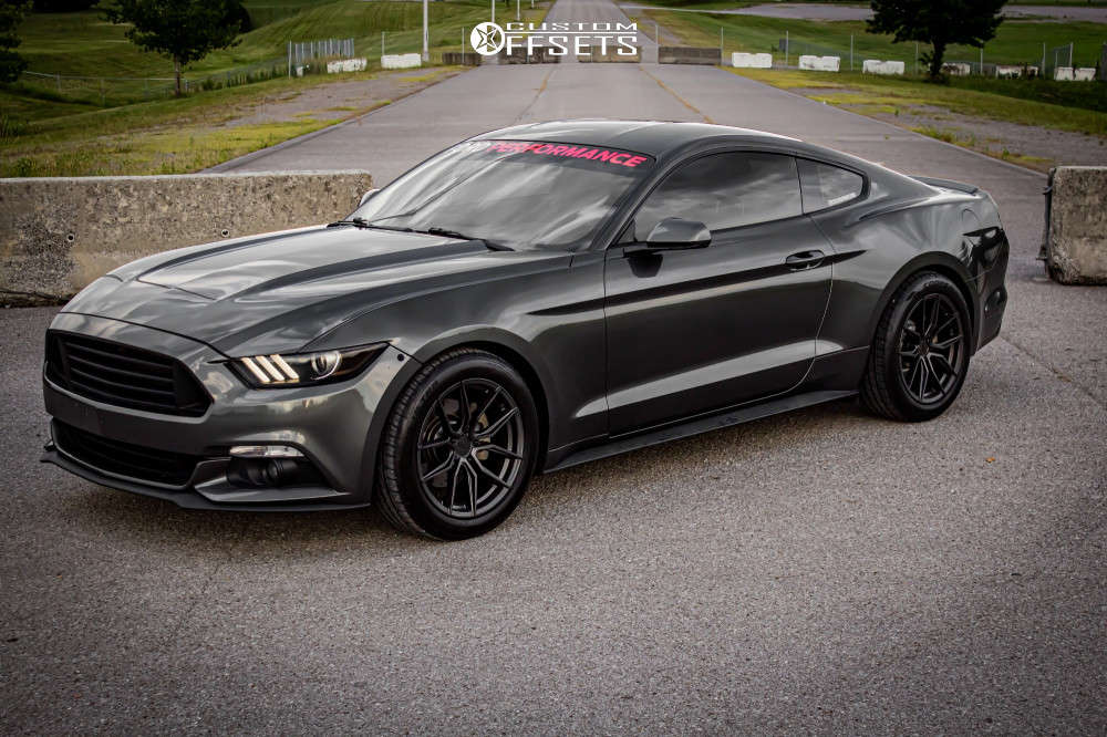 2016 Ford Mustang with 18x8.5 35 XXR 559 and 235/50R18 Cooper Cs5 Ultra ...