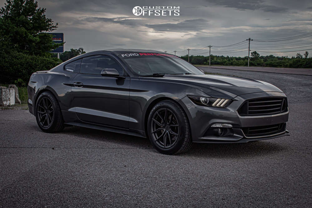 2016 Ford Mustang with 18x8.5 35 XXR 559 and 235/50R18 Cooper Cs5 Ultra ...