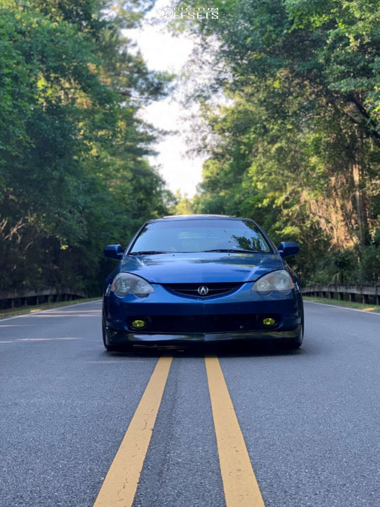 2003 Acura RSX with 17x9 32 MB Wheels Battle and 225/45R17 BFGoodrich G ...