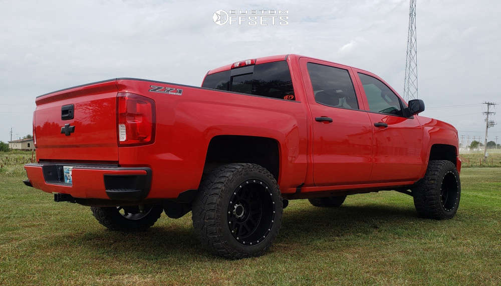 2016 Chevrolet Silverado 1500 with 20x12 -52 Method Mesh and 305/55R20 ...