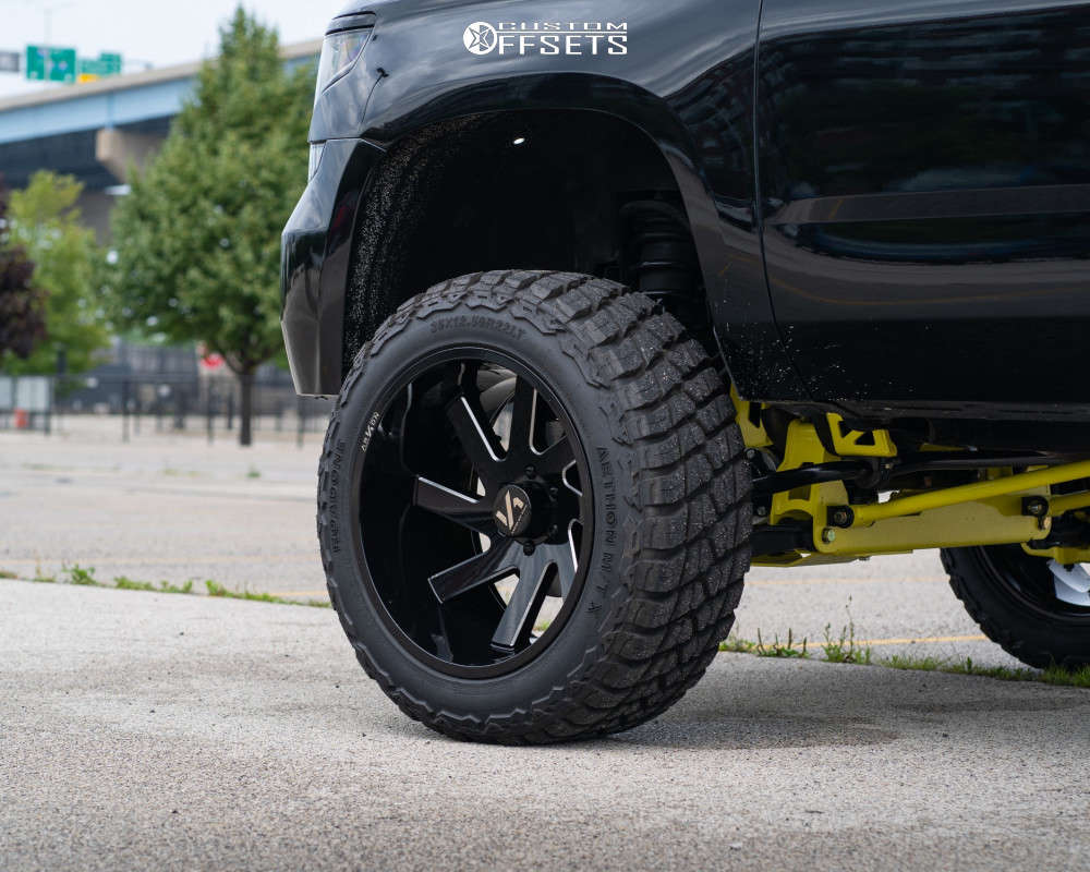 2015 Chevrolet Tahoe with 22x12 -51 ARKON OFF-ROAD Lincoln and 35/12 ...