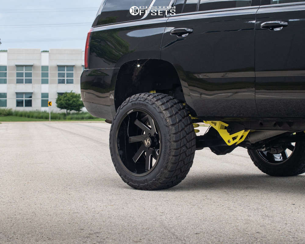 2015 Chevrolet Tahoe with 22x12 -51 ARKON OFF-ROAD Lincoln and 35/12 ...