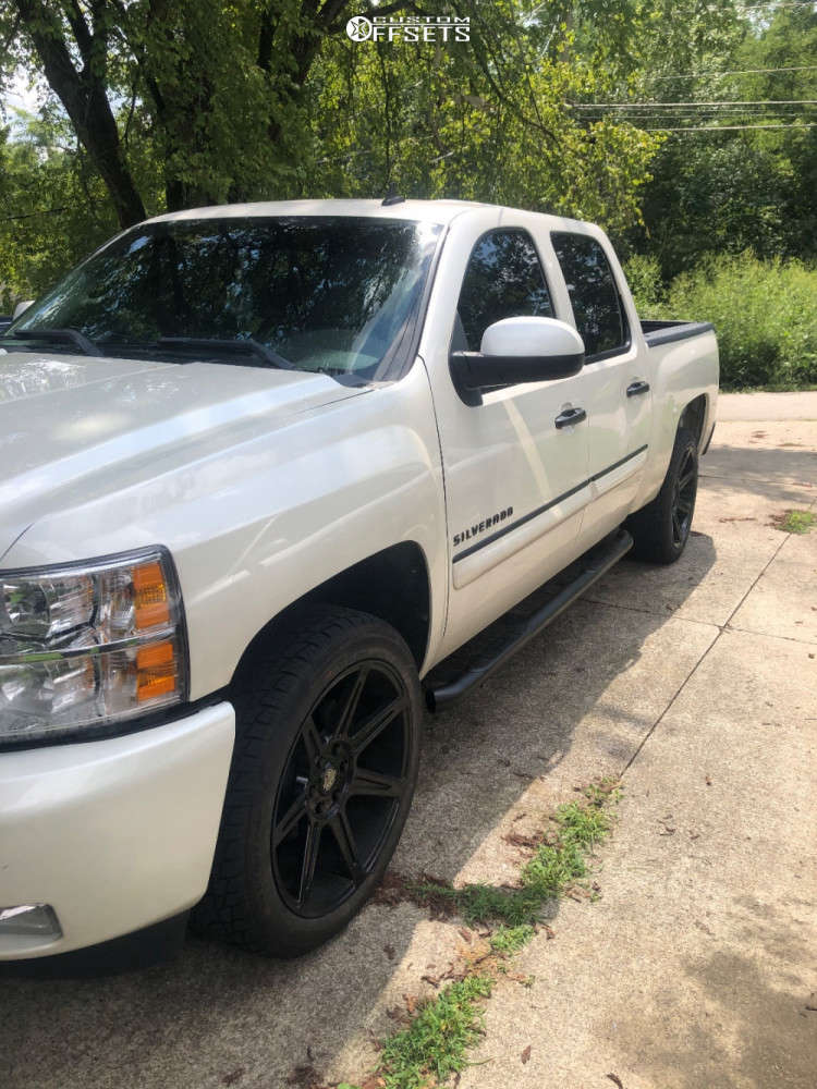 2012 Chevrolet Silverado 1500 with 22x10 30 Centerline Rev 7 and 285 ...